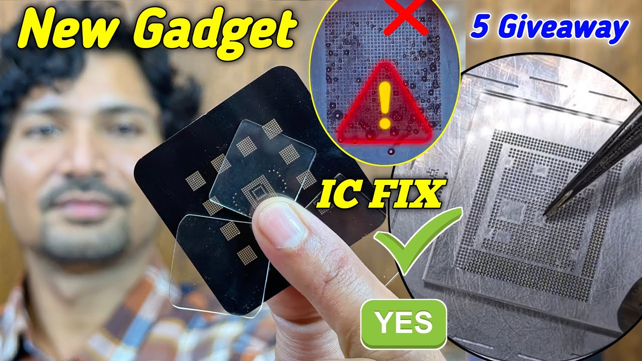 New Gadget IC Reballing Tool 5Giveaway All IC FIX - YouTube