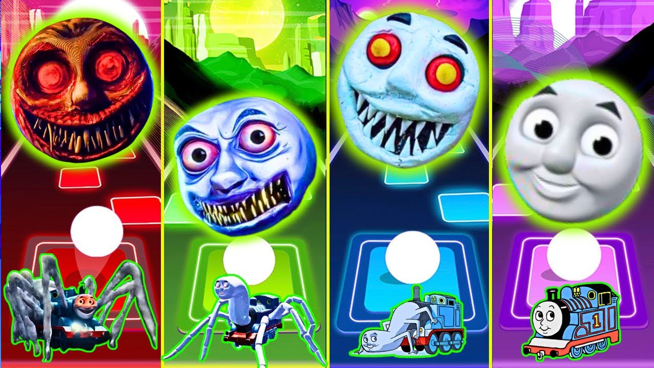 Thomas Train EXE vs Thomas Spider EXE vs Thomas Spider Cartoon vs ...