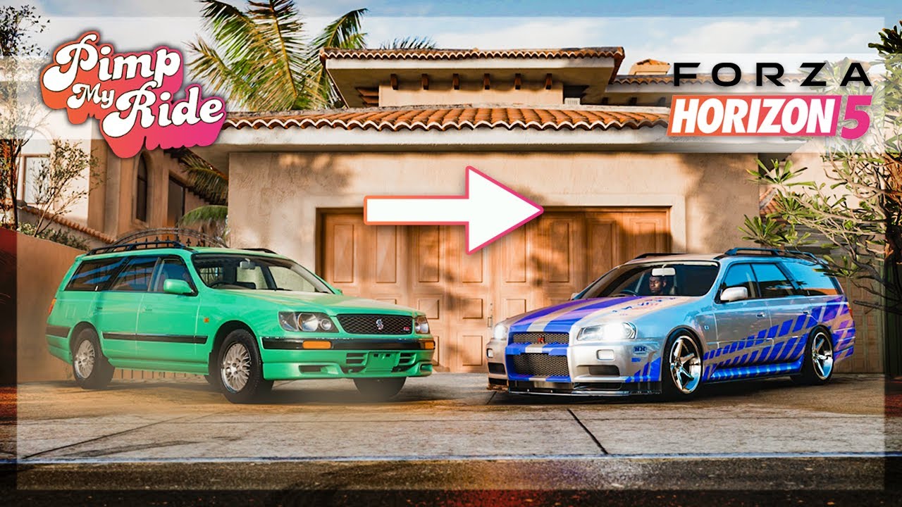 Forza Horizon 5 - PIMP MY RIDE! (Nissan Stagea) - YouTube