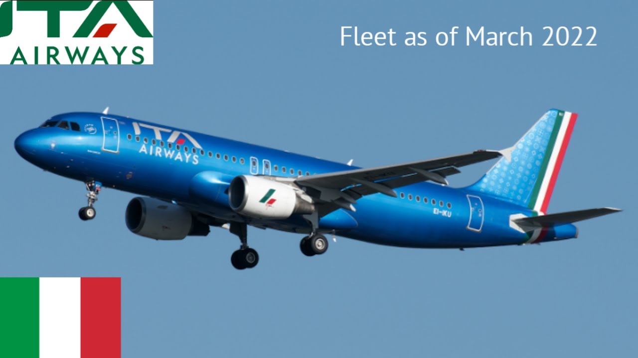 ITA Airways Fleet as of March 2022 - YouTube