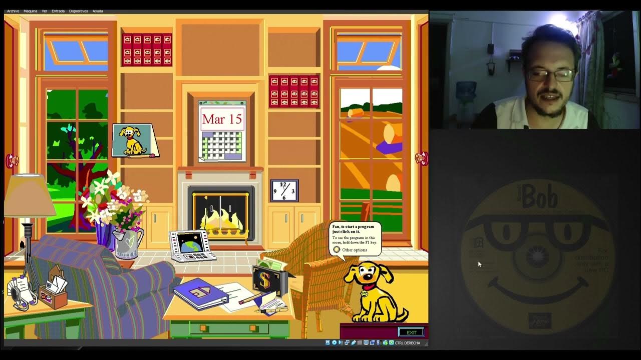 Microsoft Bob (1995 - Windows 3.1) // Uno de los fracasos mas grandes... pero que divertido es ...