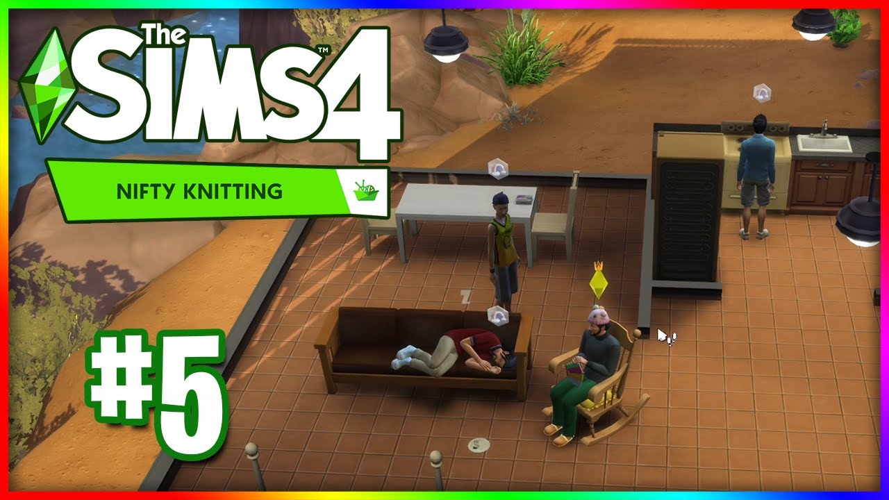 Our Knitting Club! | The Sims 4: Nifty Knitting | EP 5 - YouTube