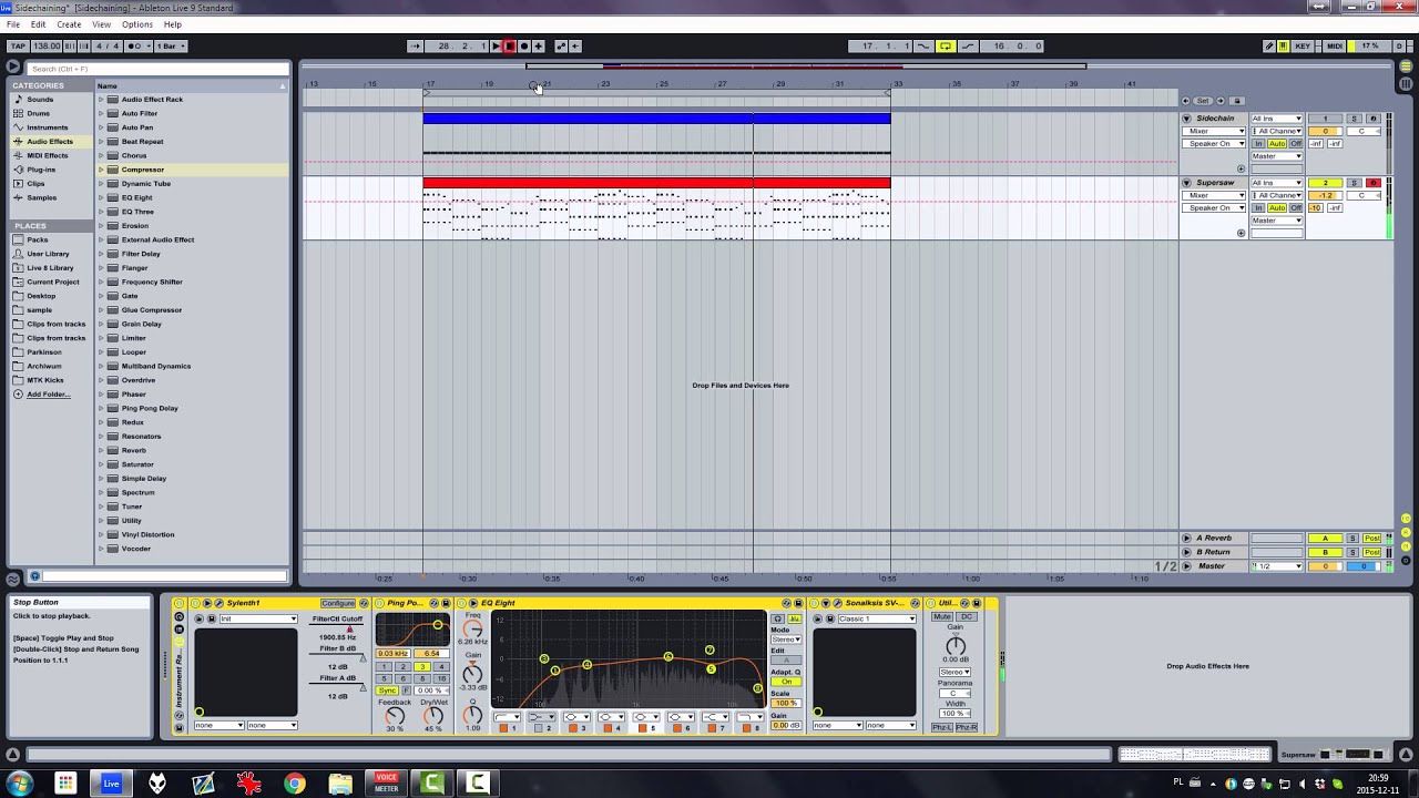 How to sidechain in Ableton Live - Trance Tutorial with Matt Bukovski #1 [NAPISY PL] - YouTube