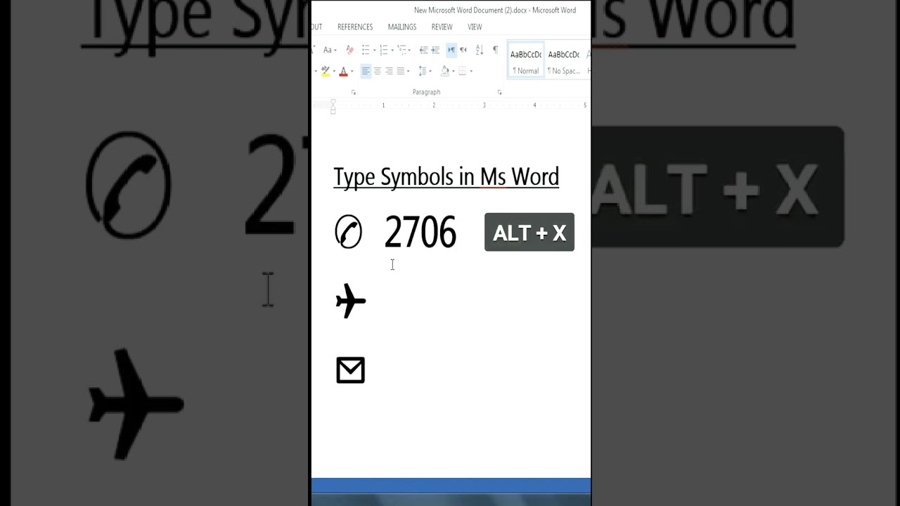 Type Symbol Of Phone Number Flight Address And E mail In Ms Word Type Symbol Of Phone Number Flight Address And E mail In Ms Word