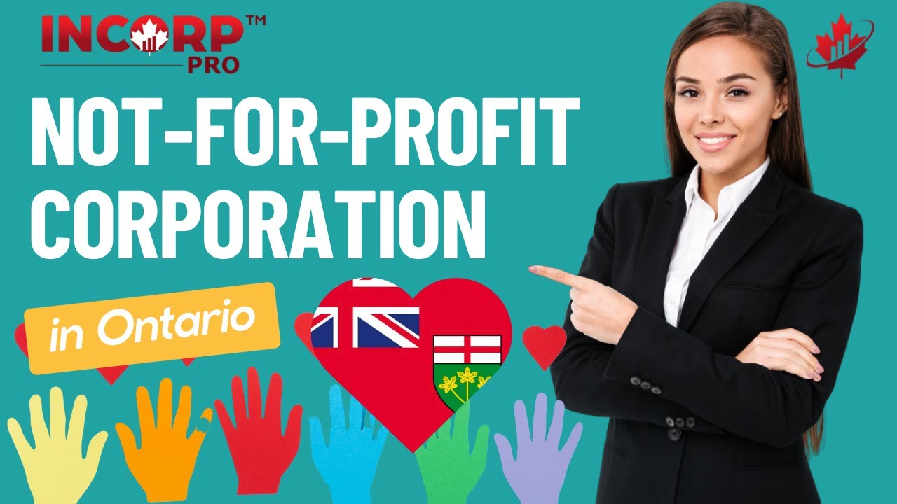 How to Create a Not-For-Profit Corporation in Ontario | Non Profit Organization - YouTube