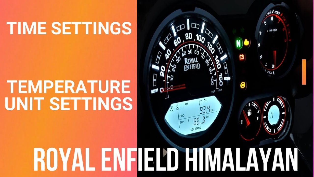 Himalayan 411 Odometer Setting | Himalayan Meter Console | # ...