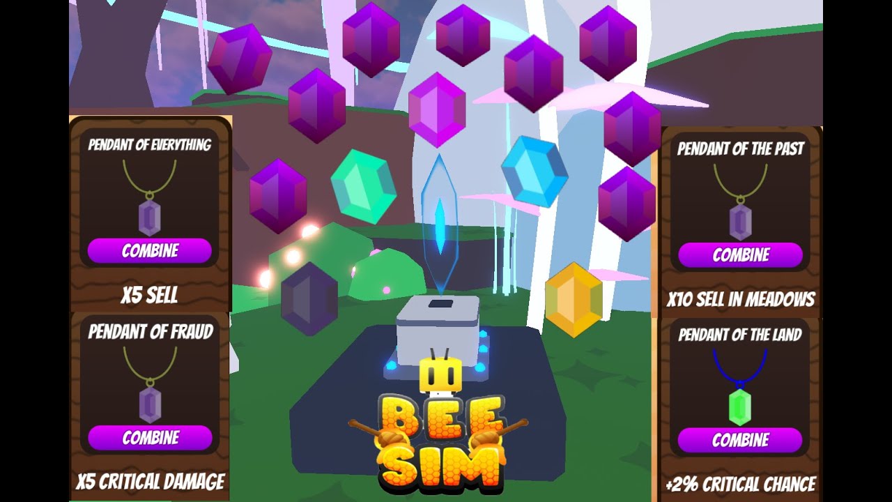 Bee Sim Step By Step Guide To Make All the Pendants - YouTube