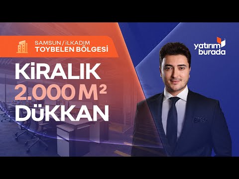 Samsun / Toybelen Yeni Sanayide Toplamda 2.000 M2 Kiralık Dükkan!