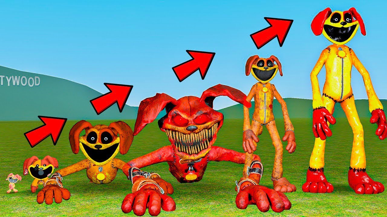 EVOLUTION OF DOGDAY | POPPY PLAYTIME CHAPTER 3 IN GARRYS MOD! - YouTube