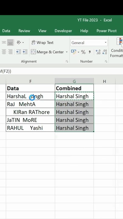 Exceltips How To Remove Extra Spaces Inexcel Part 1 Exceltech Exceltips Excelwallah 