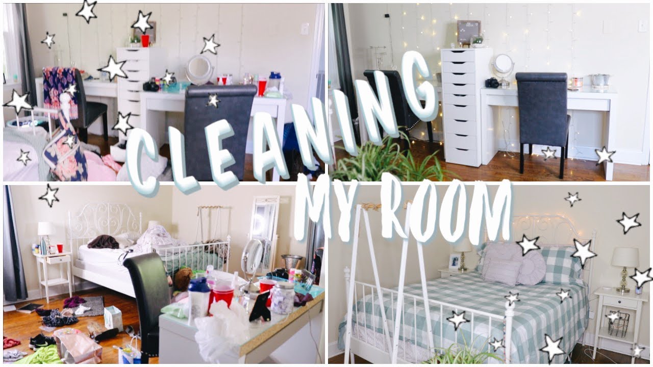 Cleaning, Reorganizing, & Redecorating My Room (satisfying) - YouTube
