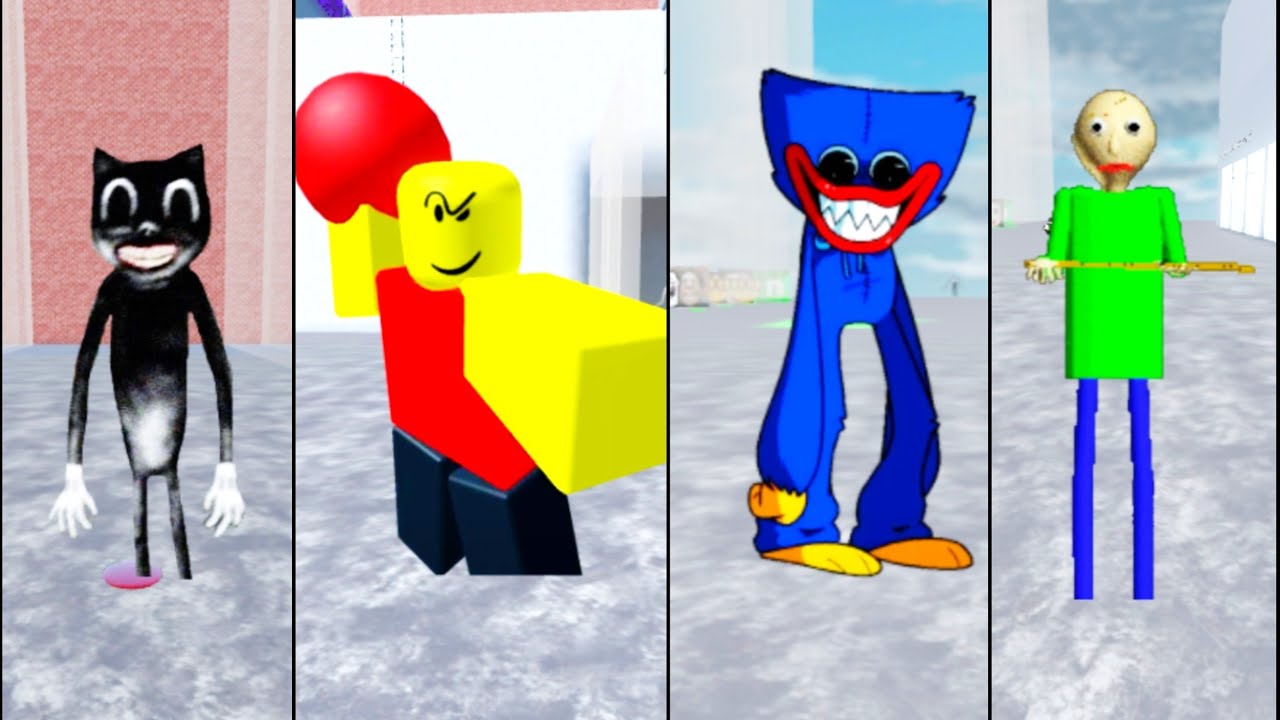 New Baller Nextbots Huggy Wuggy Nextbots Baldi's Basics & Cartoon Cat ...