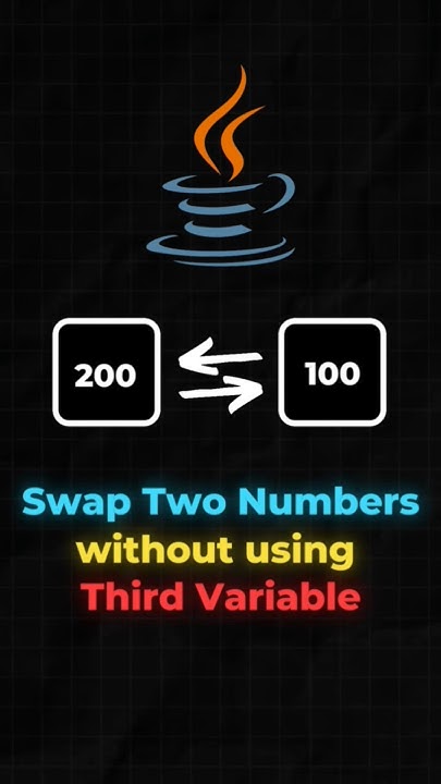 Part 1swap Num Without A Temp Variable In Java Javatricks Codinghacks Javaprogramming
