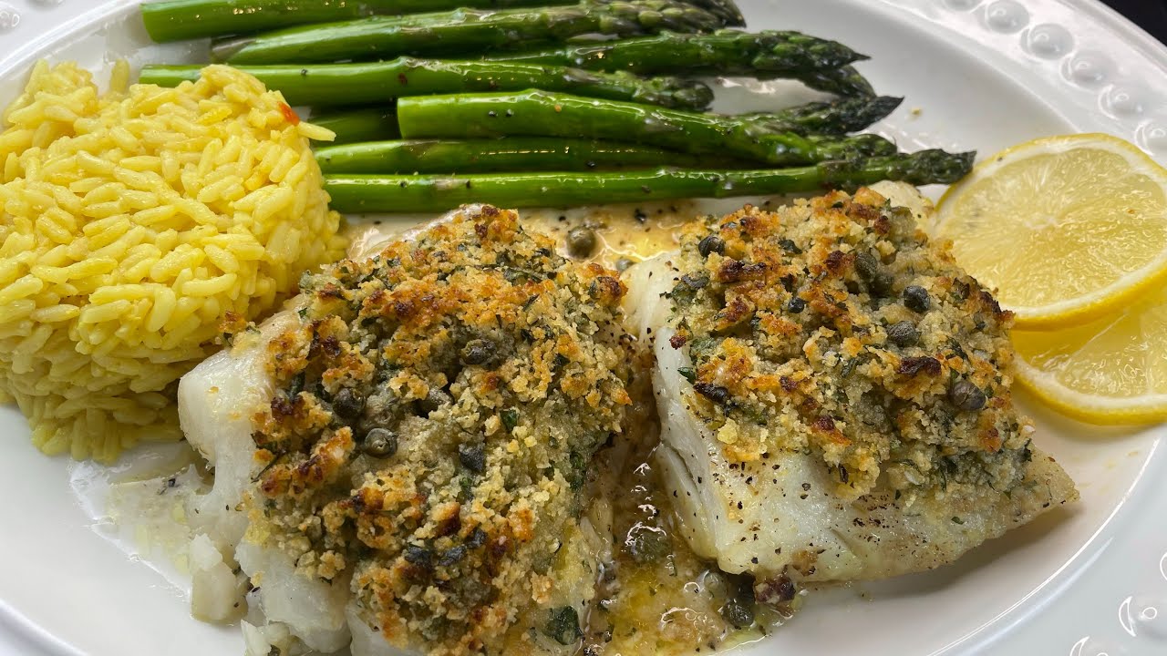 “DELICIOUS AND SIMPLE BAKED CRUSTED LEMON PEPPER FISH RECIPE!” - YouTube