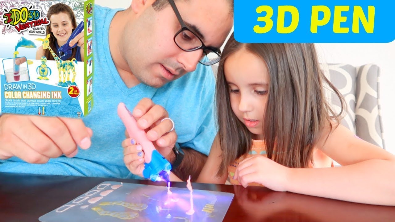 3D Pen with Color Changing Ink! | ThePlusSideOfThings - YouTube