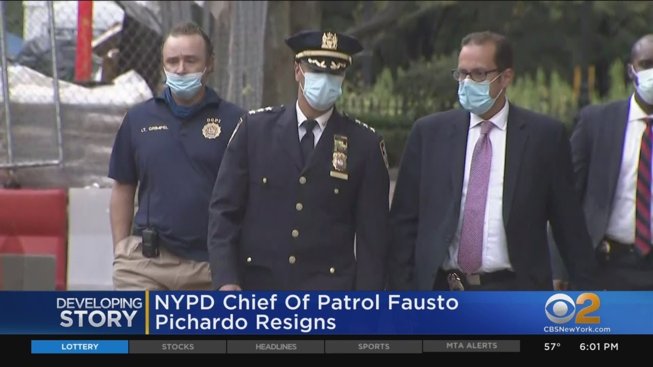 NYPD Chief Of Patrol Fausto Pichardo Resigns - YouTube