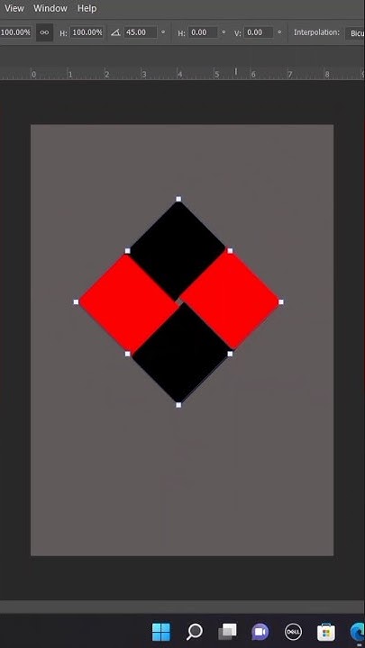 how to make a diamond shape logo in Photoshop #trendingshorts # ...