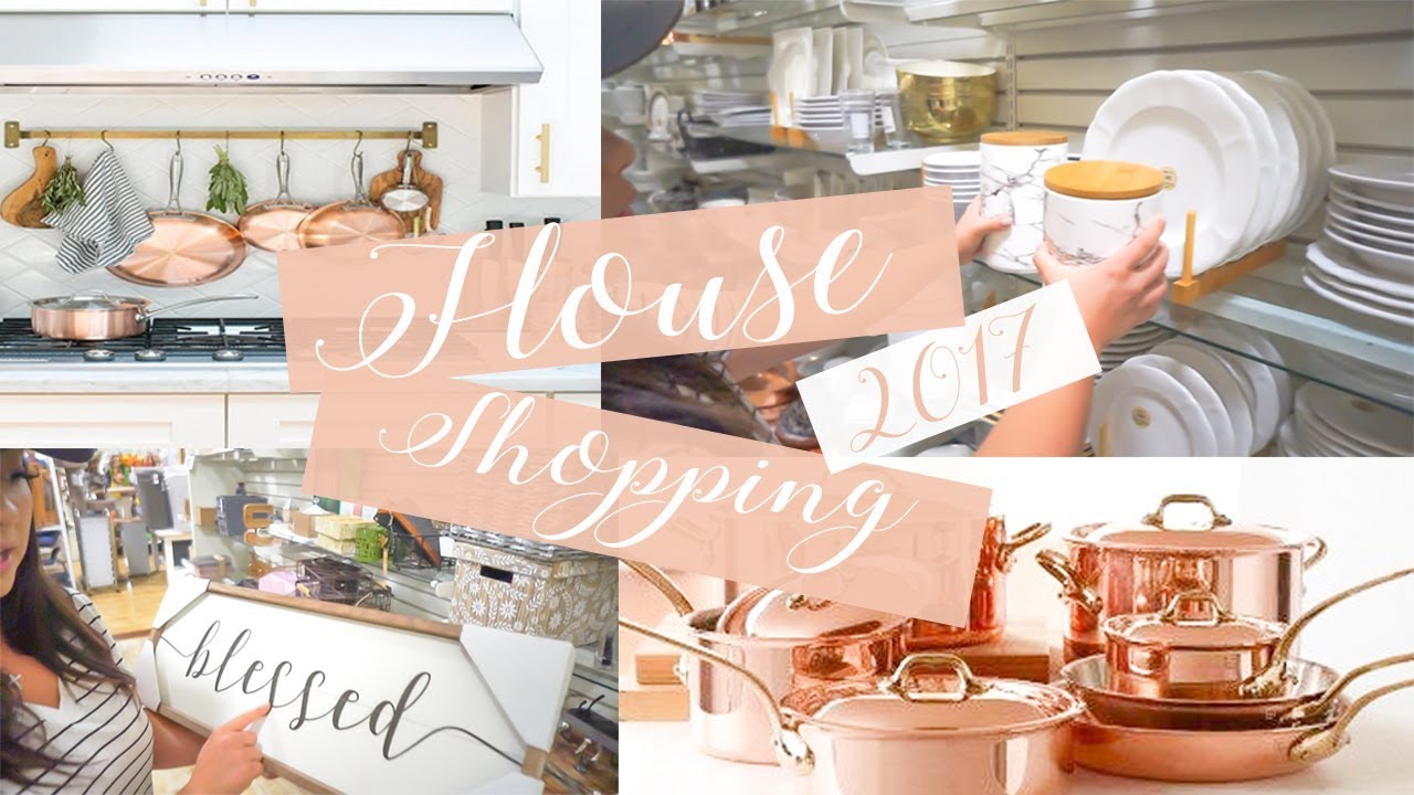 HOUSE SHOP WITH ME | HOMEGOODS 2017 - YouTube