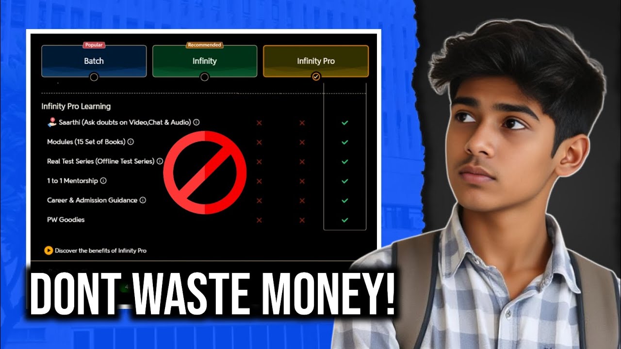 PW Infinity vs Infinity Pro Batch ♾️ | HONEST REVIEW! - YouTube