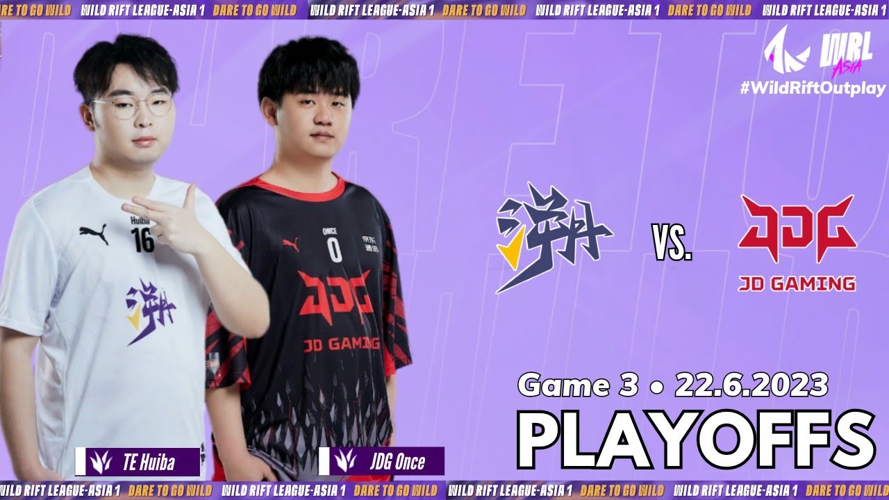 TE vs. JDG • Game 3 | Playoffs Stage | WRL Asia 2023 - YouTube