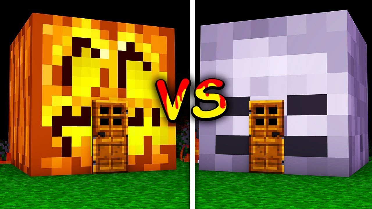 OGROMNA DYNIA VS OGROMNA CZASZKA! | MINECRAFT HALLOWEEN - YouTube