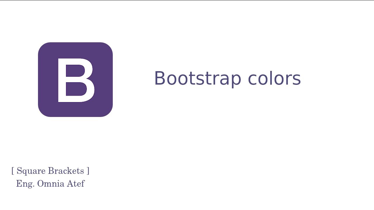 5 - Bootstrap 4 Colors | Bootstrap 4 Tutorial - YouTube