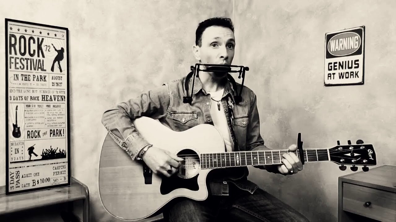 One man band - Guitar Harmonica and Voice - The Best combination for ...