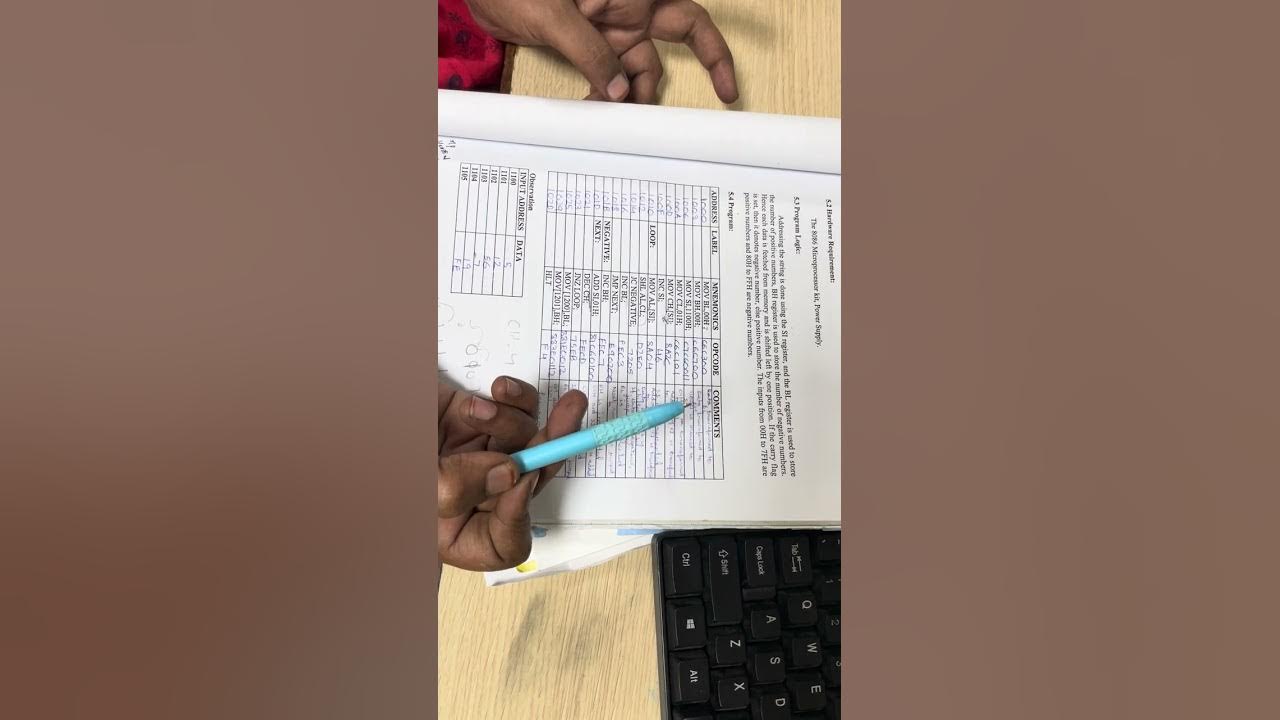 POSTIVE AND NEGATIVE NUMBER USING 8086 - YouTube