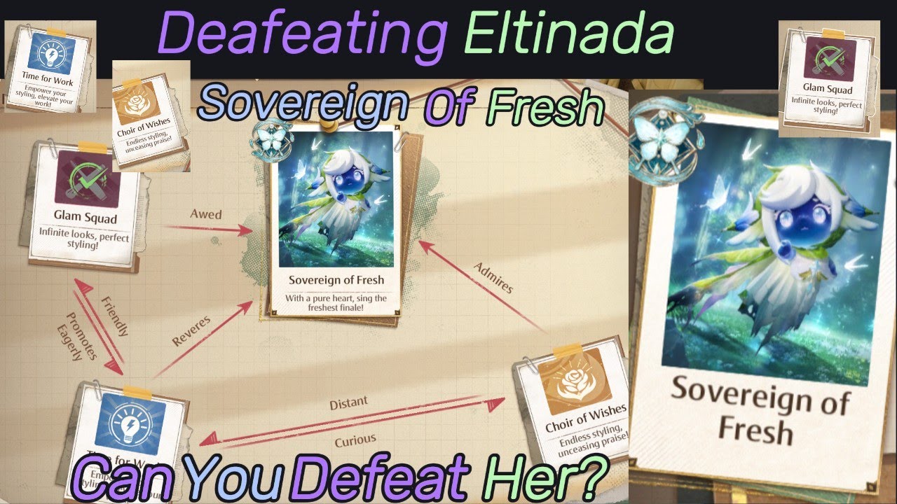 Infinity Nikki - Defeating Eltinada Sovereign Of Fresh - YouTube