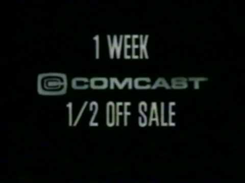 1992 Comcast Cable commercial Tallahassee Florida 1 Week 1/2 off sale ...