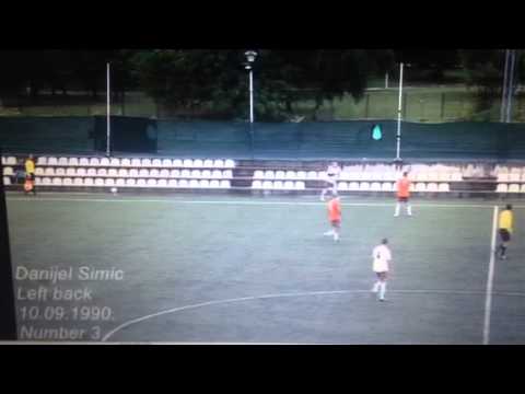 Danijel Simic football player left back 2015. June - YouTube