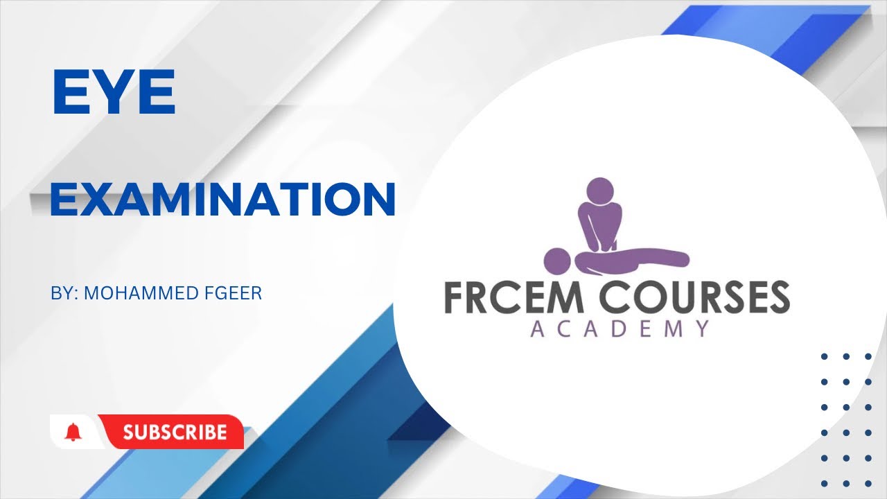 MRCEM OSCE: Eye examination - YouTube