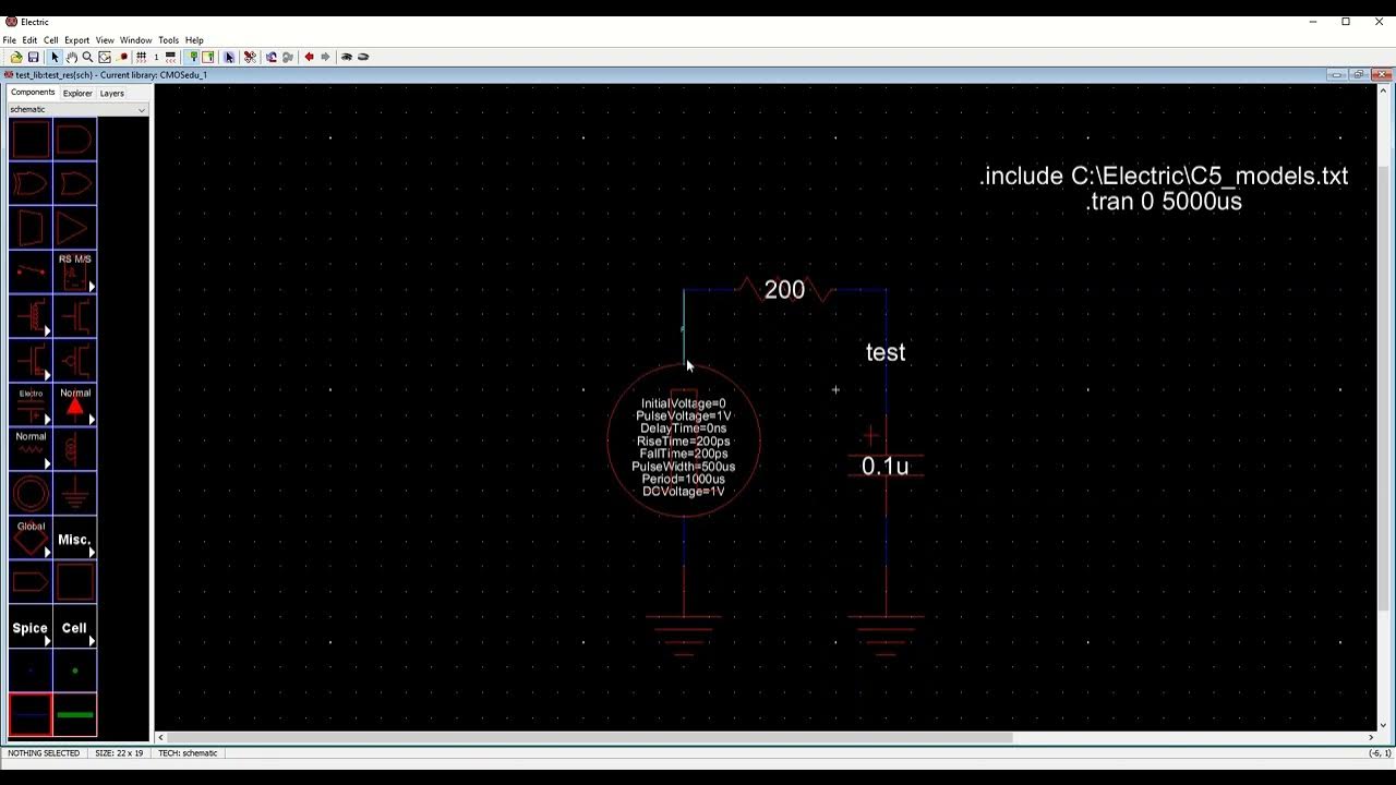 Setting LTspice with Electric VLSI CAD tool - YouTube