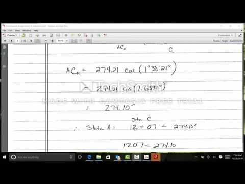 Stationing Example CE 2010 - YouTube