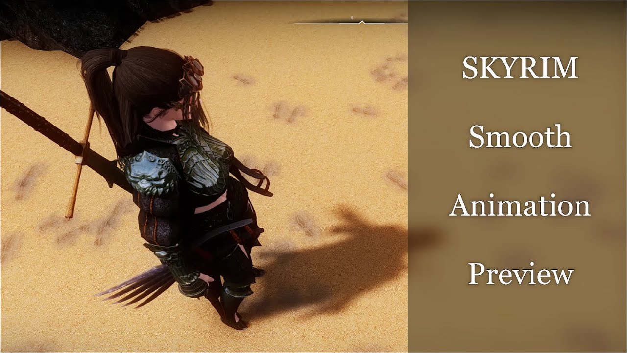 SKYRIM Smooth Animation Preview - YouTube