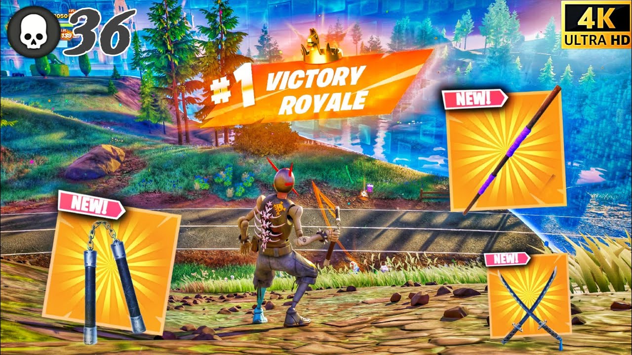 36 Eliminations Duo "ZERO-BUILD" with New MYTHICS Gameplay Highlight ...