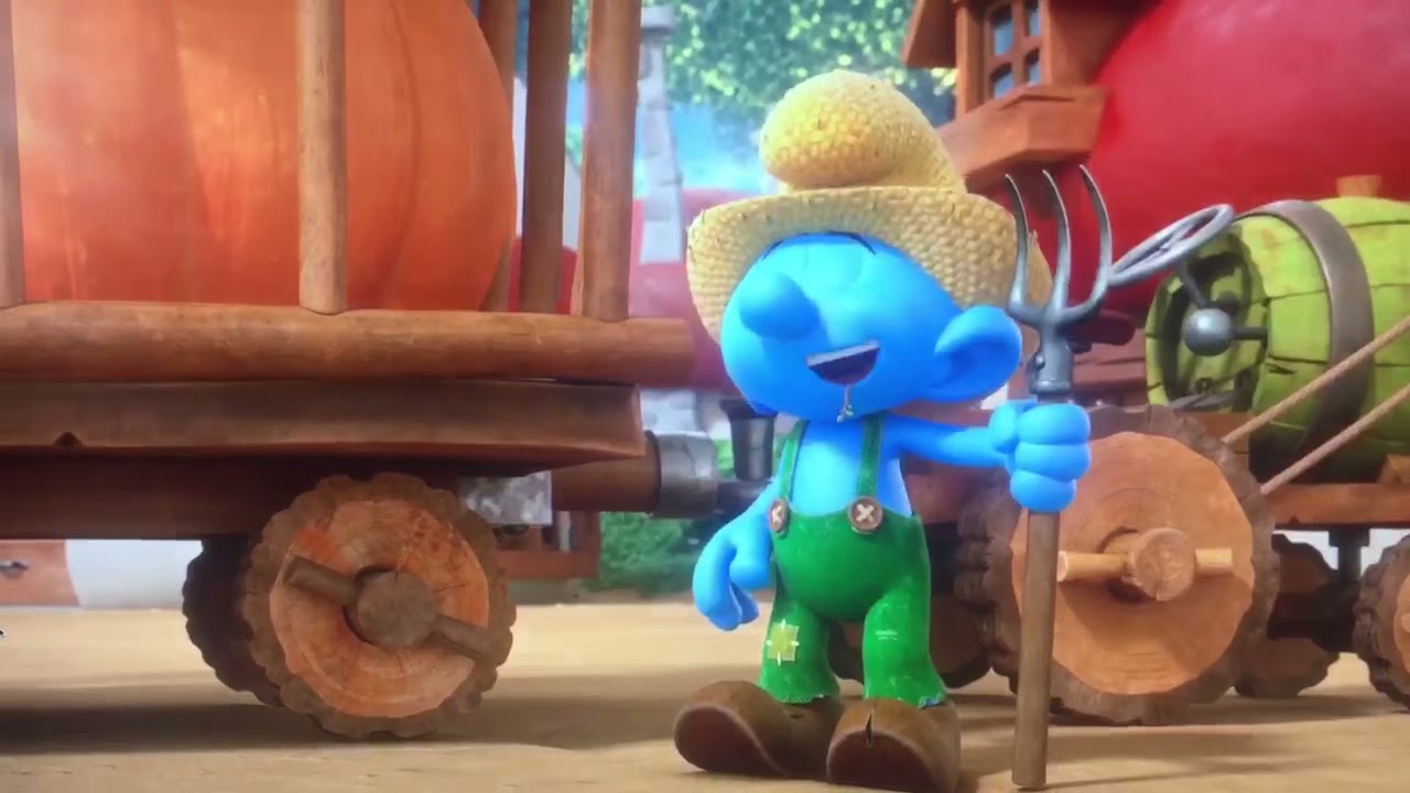 Smurfs a new touch of blue my smurf the hero - YouTube