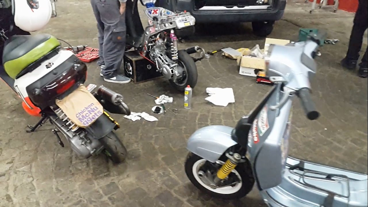 Zip Sp 95cc, Zip Sp 172cc & Vespa 125cc - YouTube