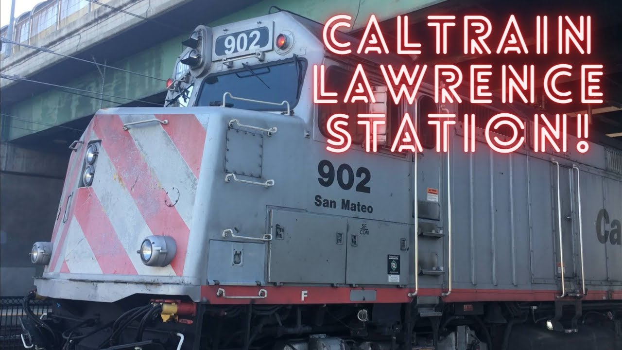 Caltrain Lawrence Station! - YouTube