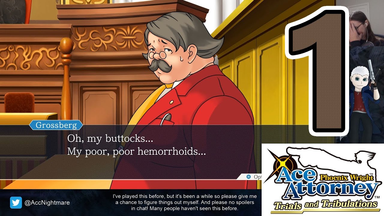 Ace Attorney 3: Trials and Tribulations - Full Playthrough (Part 1 ...