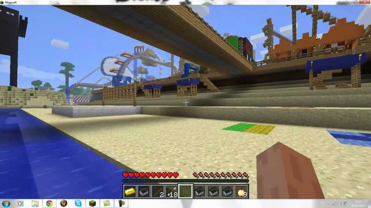 Parque de Atracciones | Funland | Minecraft | Parte 2 - YouTube