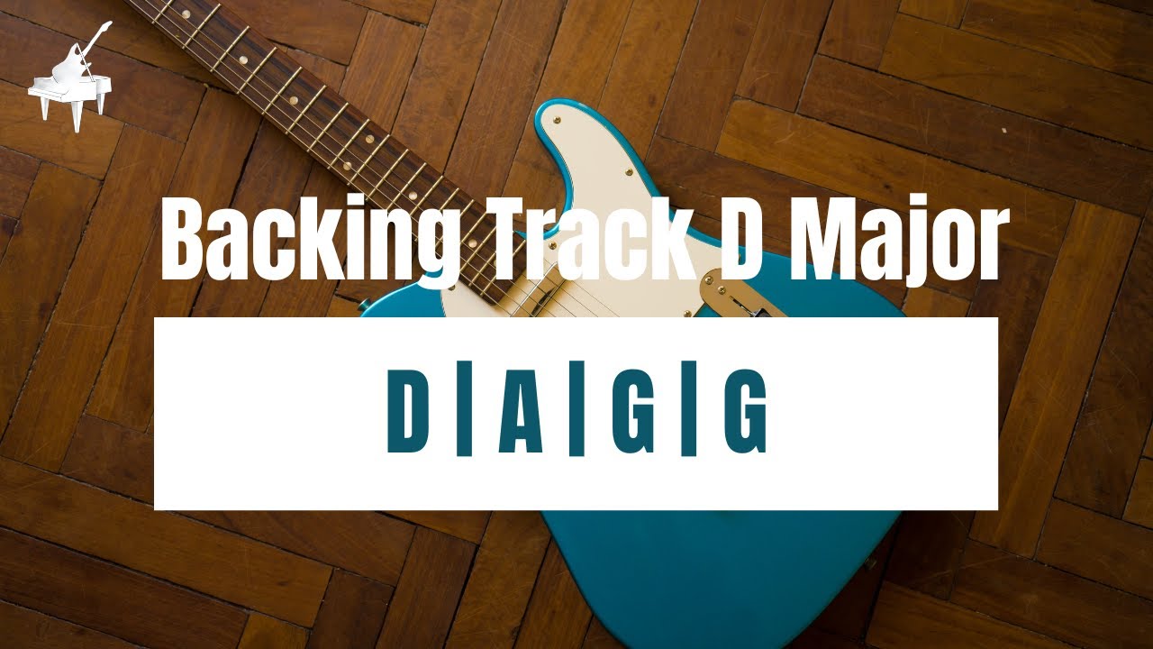 [Long Version] Rock Guitar Backing Track D Major | 90BPM | Guitar ...