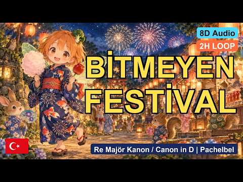 🎧 8D 🇹🇷 Bitmeyen Yaz Festivali | Canon in D Matsuri Kawaii Rap 8D 2H