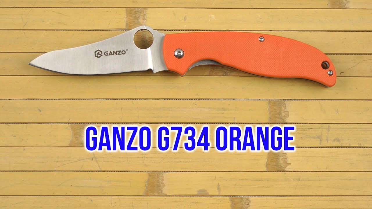 Распаковка Ganzo G734 Orange - YouTube