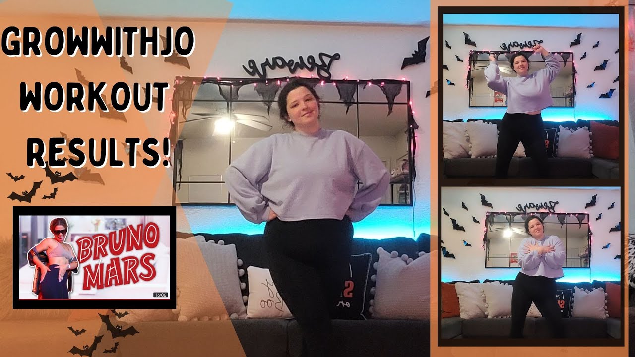 GROWWITHJO WORKOUT RESULTS! | 70 POUND WEIGHT LOSS JOURNEY! - YouTube