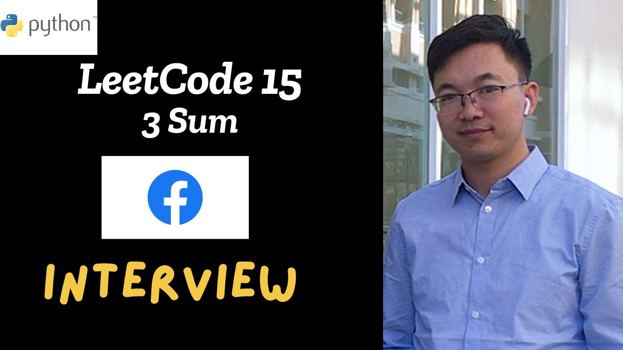 Leetcode 15 3sum Python Youtube 5453