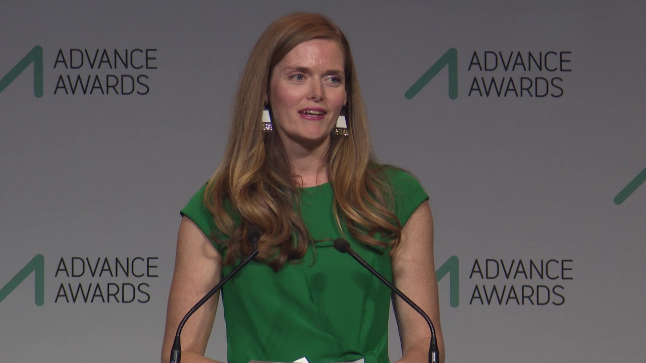 Kate Glazebrook's Acceptance Speech | 2019 Advance Awards - YouTube