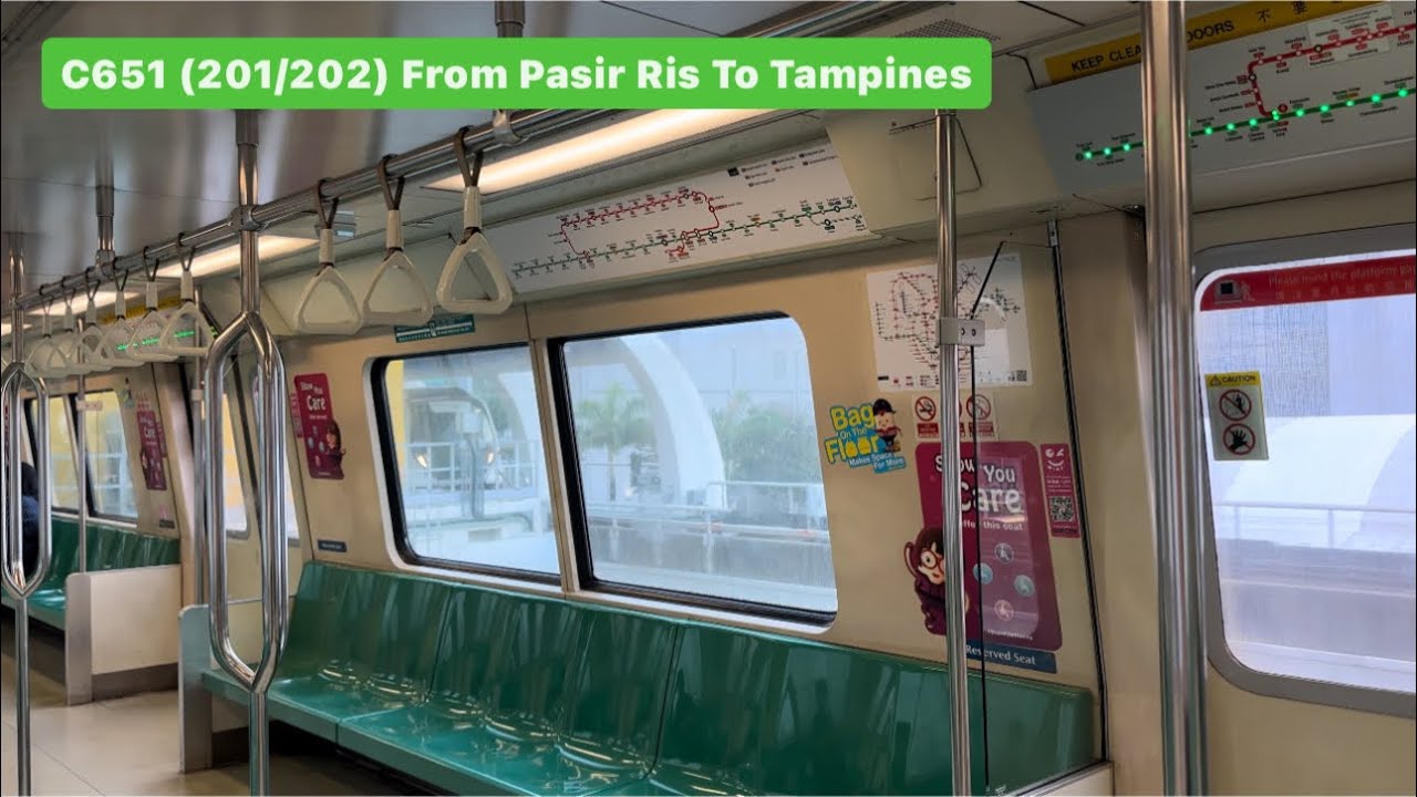 [Outnumbered][SMRT] C651 (201/202) from Pasir Ris to Tampines(1) - YouTube