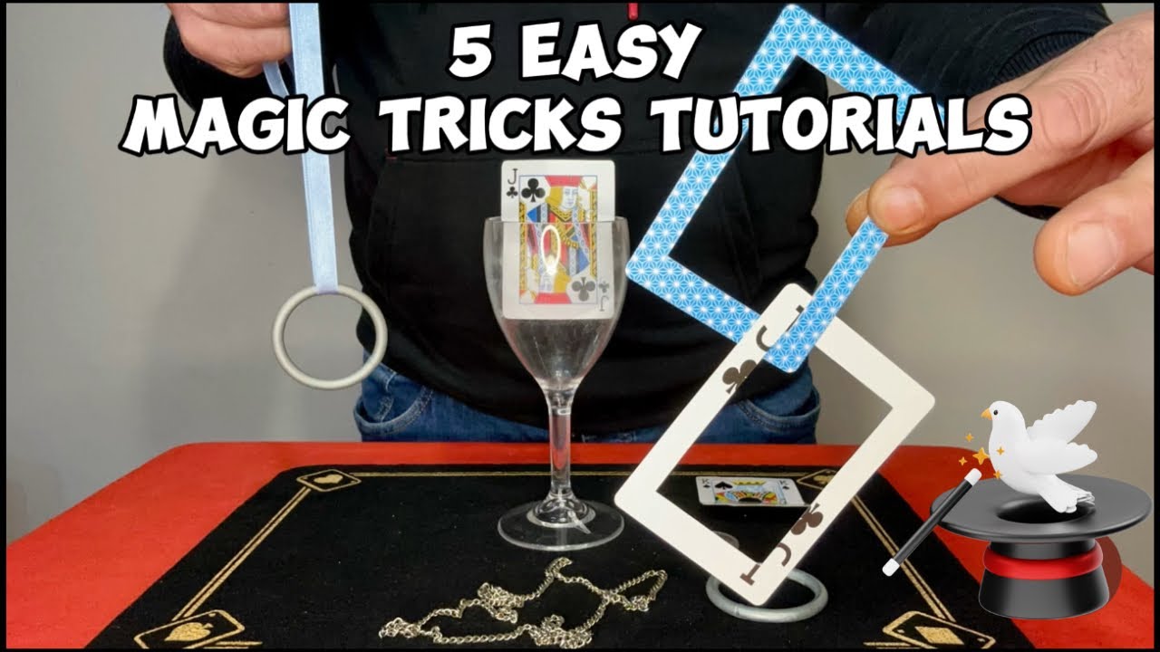 5 MAGIC TRICKS TO AMAZE YOUR FRIENDS 🎩🪄 #magic #tricks #trending #viral ...