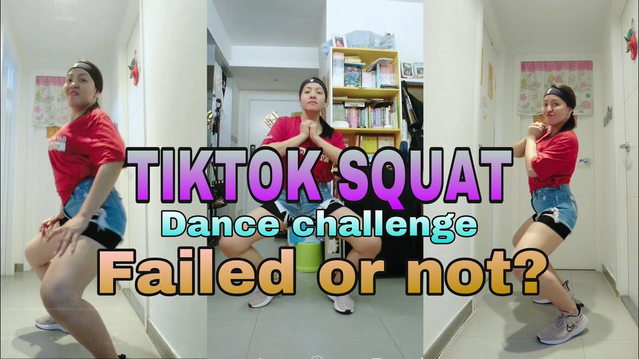 Tiktok SQUAT DANCE CHALLENGE 😱 Failed or NOT? | tiktok viral | tiktok ...